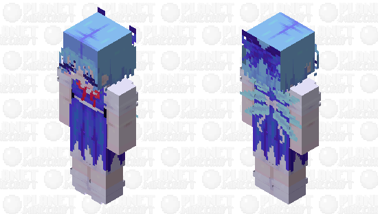 cirno (blue ribbon) - touhou project (remake) (128x) Minecraft Skin