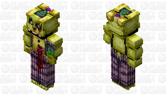 Birthday SpringBonnie 🎁 (FNAF OC) (128x) Minecraft Skin