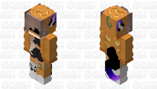 HD Halloween Werewolf Female Minecraft Skin