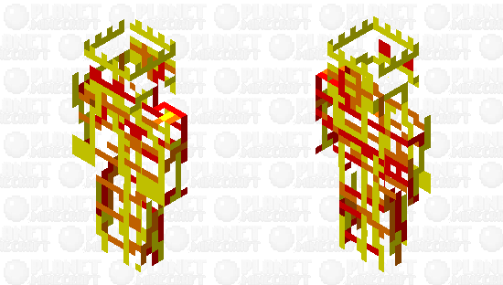 Fire Crown Minecraft Skin