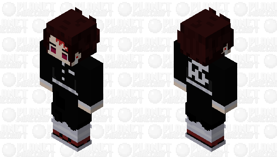 Tanjiro terceira temporada Minecraft skin Minecraft Skin