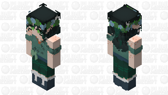 Mint the Fae Minecraft Skin