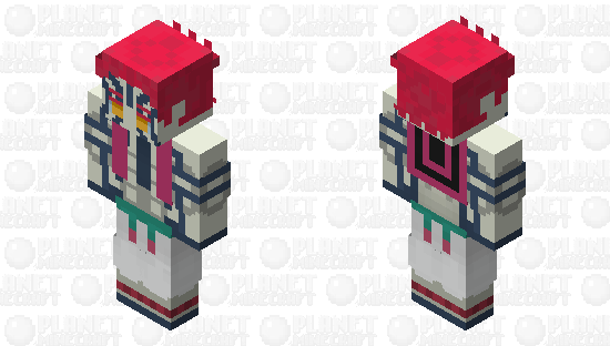Kizuki três superior akaza Minecraft skin Minecraft Skin