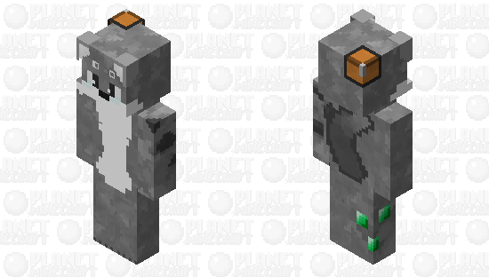 Stone Wolf (HD) Minecraft Skin
