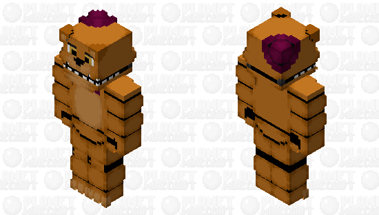 Fredbear FNAF Minecraft Skin