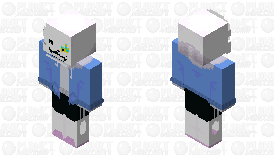 Undertale sans FNF corruption phase 1 Minecraft Skin