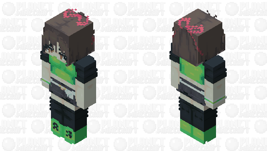 mako - exit tunes (caramelldansen) (128x) Minecraft Skin