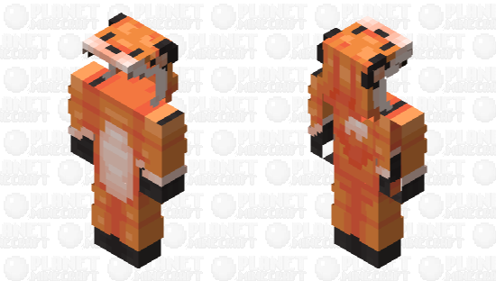 Fox costume Minecraft Skin