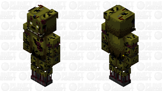 Springtrap Minecraft Skin