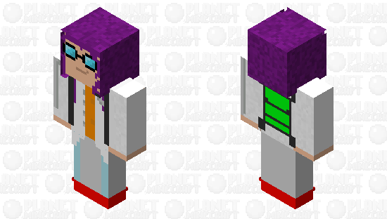 Girl scientist Minecraft Skin