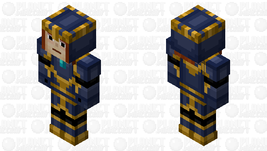 Petra (Armored) (Minecraft Story Mode) Minecraft Skin