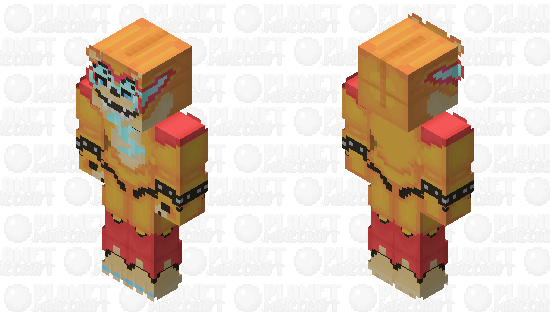 Glamrock Freddy Minecraft Skin
