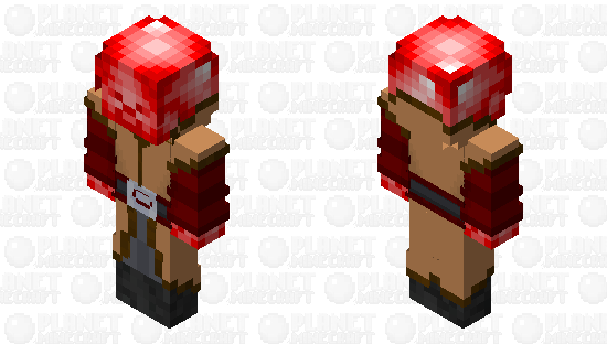 Lyric the Red Steve Minecraft Skin