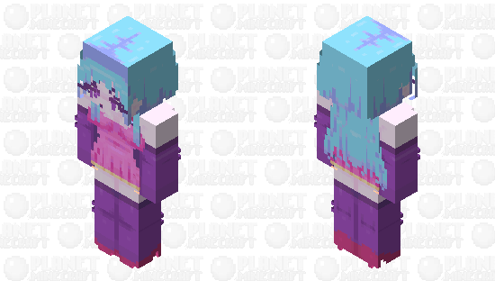 me!me!me! girl - me!me!me! (128x) Minecraft Skin