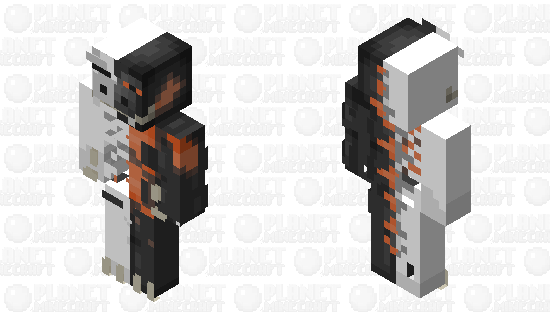 Skeleton burning godzilla vs destroyed 1995 Minecraft Skin