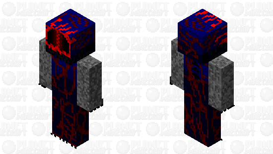 Better Blue Raptor.EyX Minecraft Skin