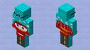 Lightning McQueen Minecraft Skin