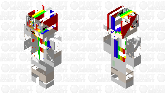 Rainbow Jelly Minecraft Skin