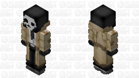 Noir Punisher Minecraft Skin