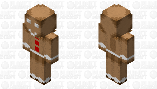 Player Skin Steve Gingerbread Man Minecraft Skin