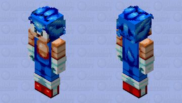Sonic HD Bedrock Minecraft Skins | Planet Minecraft Community