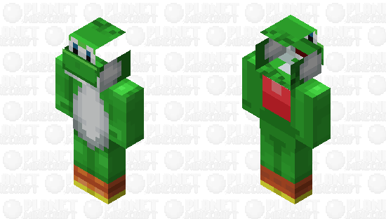 Yoshi (super mario mash up) Minecraft Skin
