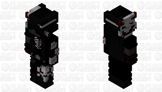 Silver Skull/Mask Girl Minecraft Skin