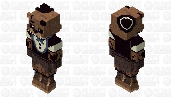 Abandoned Ignited Freddy Minecraft Skin