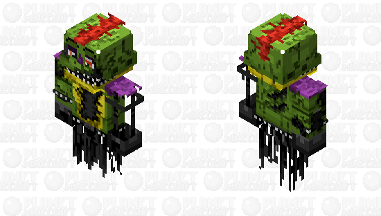 Shattered Monty Minecraft Skin