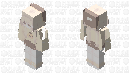 Cute fall girl Minecraft Skin