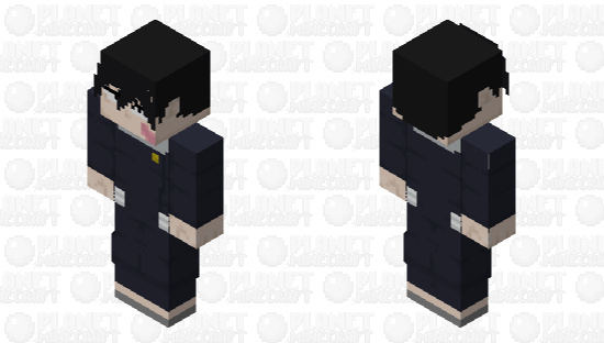 Kokichi muta Minecraft Skin