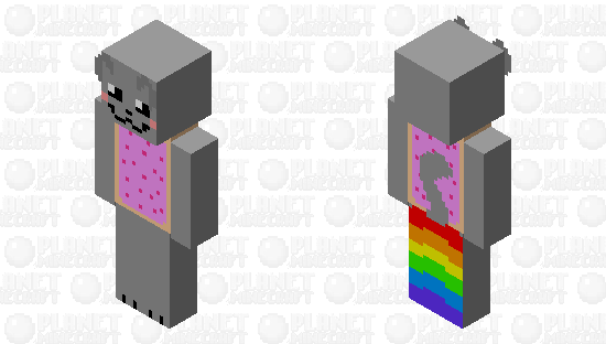 Normal nyan cat Minecraft Skin