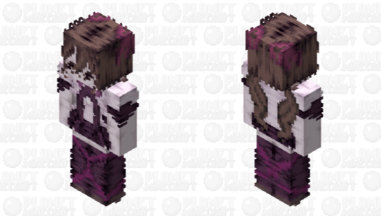 Hatate himekaidou - touhou project Minecraft Skin