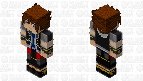 KINGDOM HEARTS III - Sora Second Form Minecraft Skin