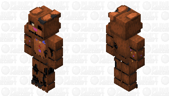 Melted Chocolate Bonnie - FNaF AR: Special Delivery Minecraft Skin