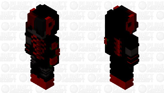 Red Skull/Rose Boy Minecraft Skin