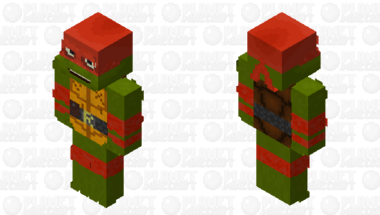 Raphael (Mutant Mayhem) Minecraft Skin