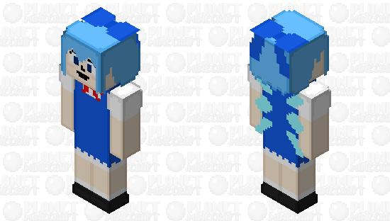 Cirno The Strongest Fairy in Gensokyo Minecraft Skin