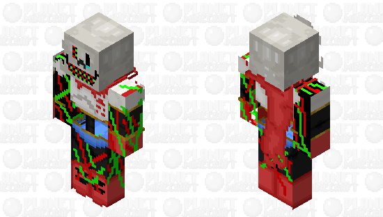 Pibbytale papyrus getting pibby corrupted Minecraft Skin