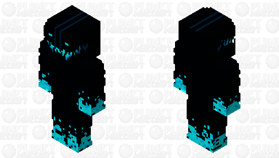 evil (blue) Minecraft Skin