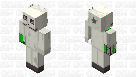 Mad scientist Minecraft Skin