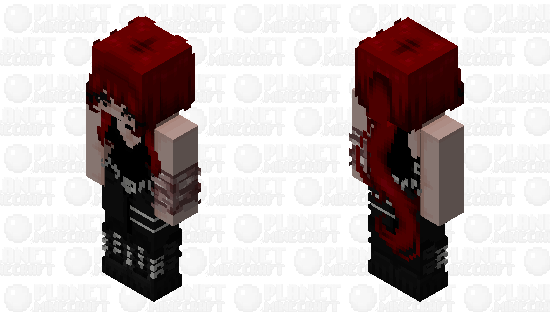 red heart qt Minecraft Skin