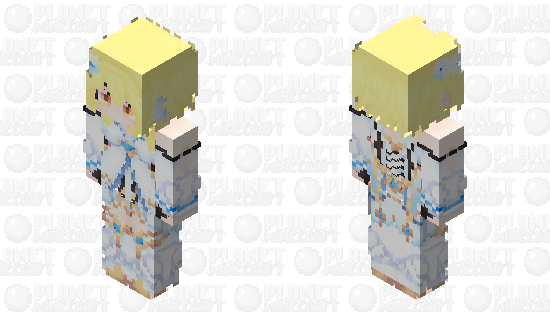 Lumine Genshin Impact Minecraft Skin