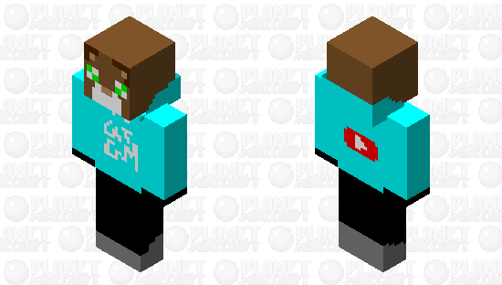 Cat Gamer Minecraft Skin