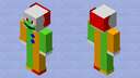 Waldo de Clown Minecraft Skin