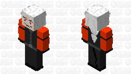 Helltaker Ceberus Minecraft Skin