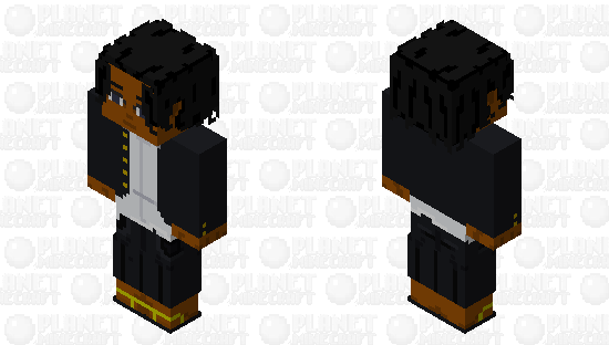 Black Mikey Minecraft Skin