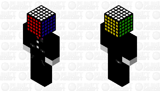 Defined Proffesional Rubik's Cube Player Minecraft Skin