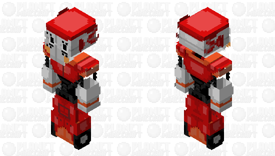 Circus Baby Bot Minecraft Skin