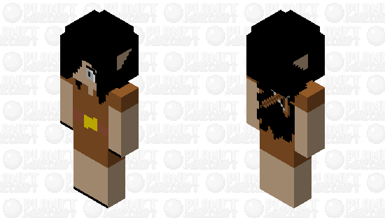 Piglin-chan With Crossbow Minecraft Skin